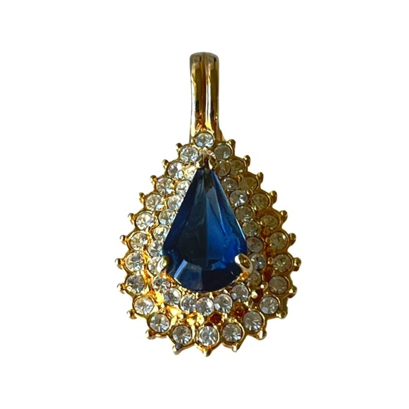 Roman | Jewelry | Vintage Roman Brand Blue Stone Crystals Signed ...